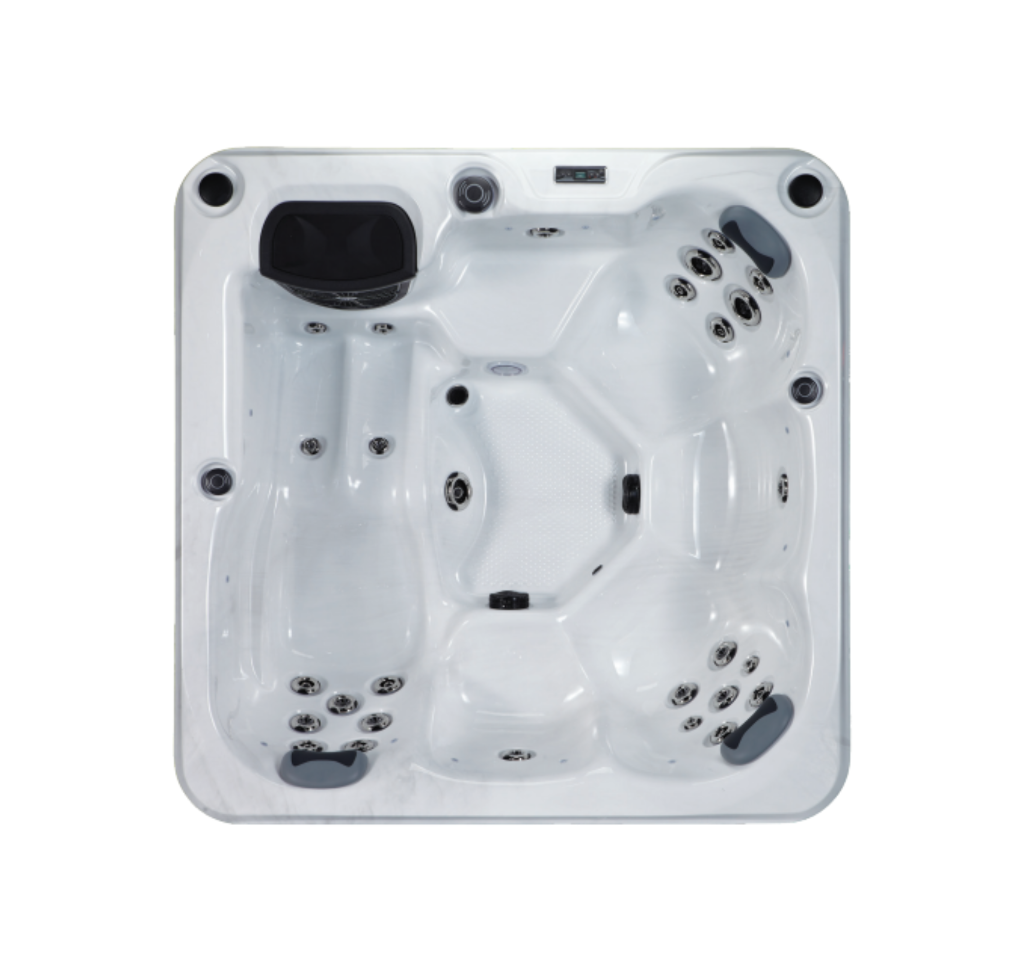 Spa de massage OPALE 6 places Dimensions 200X200X80cm 28 jets 16A LA ...