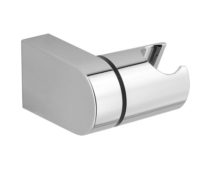 Support de douchette ABS chromé rond orientable - UDE29SUP | Leroy Merlin