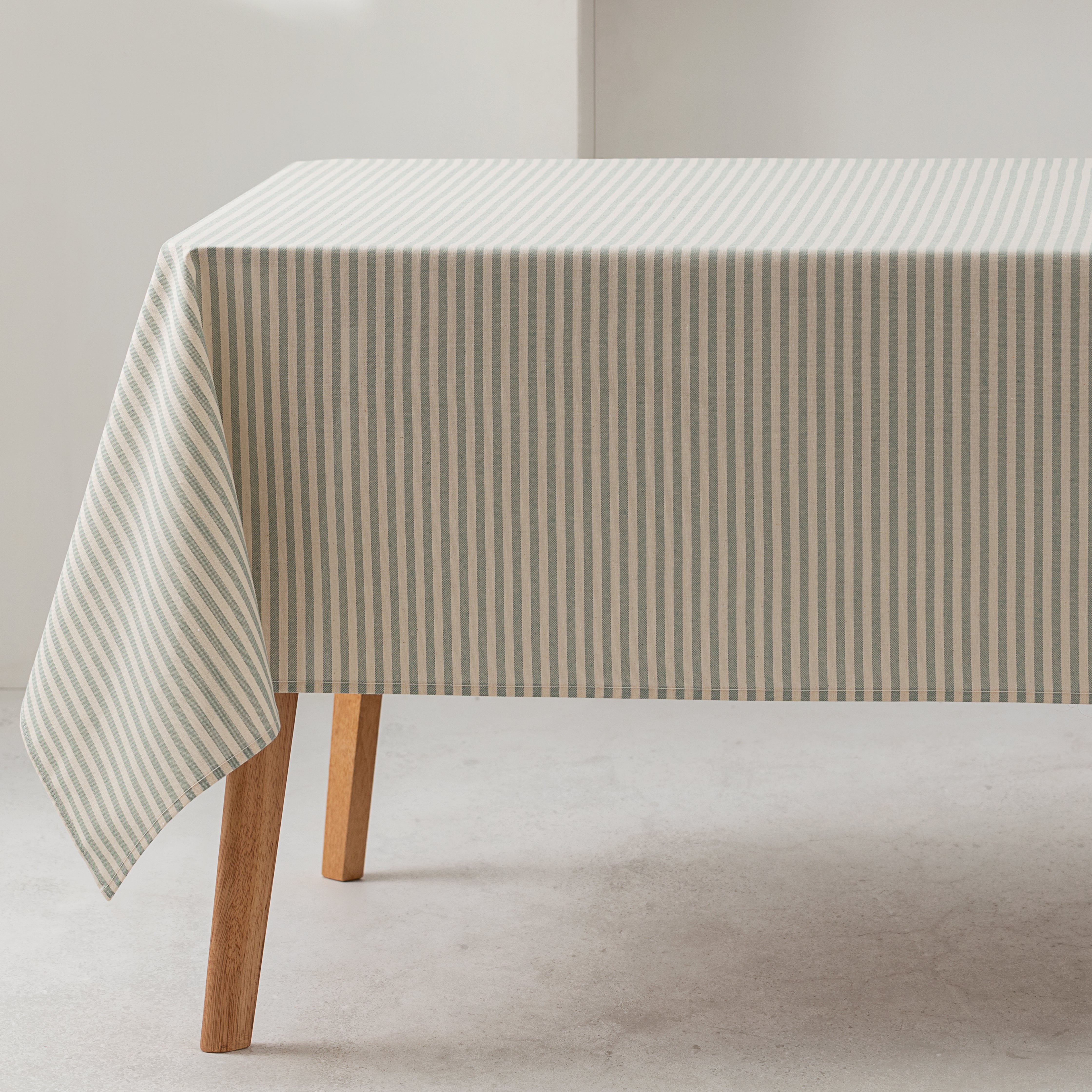 Mantel antimanchas rectangular Rayas finas Agua impermeable tacto tela 100% algodón interior y ...