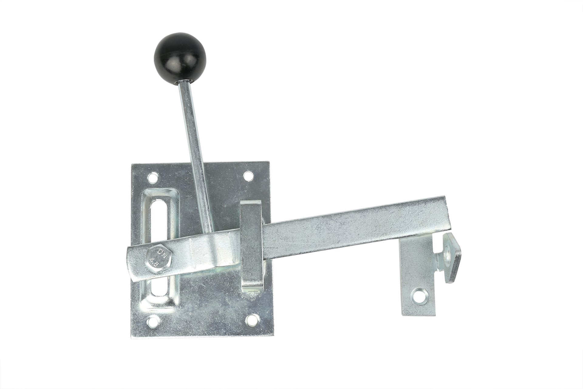 Wovar Loquet de portail de jardin galvanisé avec nez - 100 x 80 mm ...