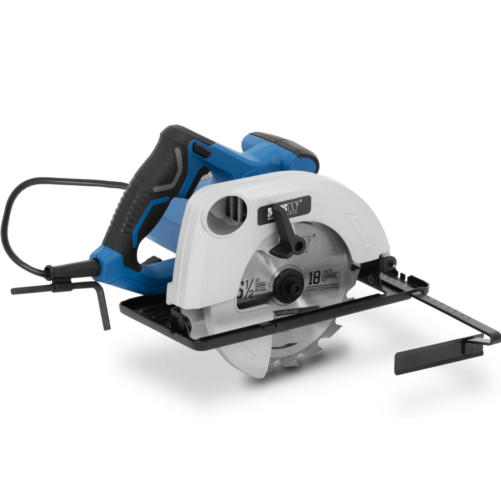 Sierra circular de mano - 1300 W - 6000 rpm - Ø 165 mm - 0 - 45 ...