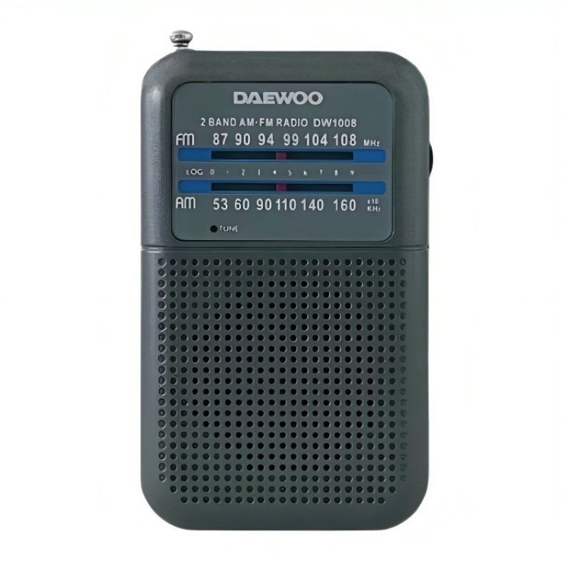 Radio Portátil Daewoo DW1008/ Gris | Leroy Merlin