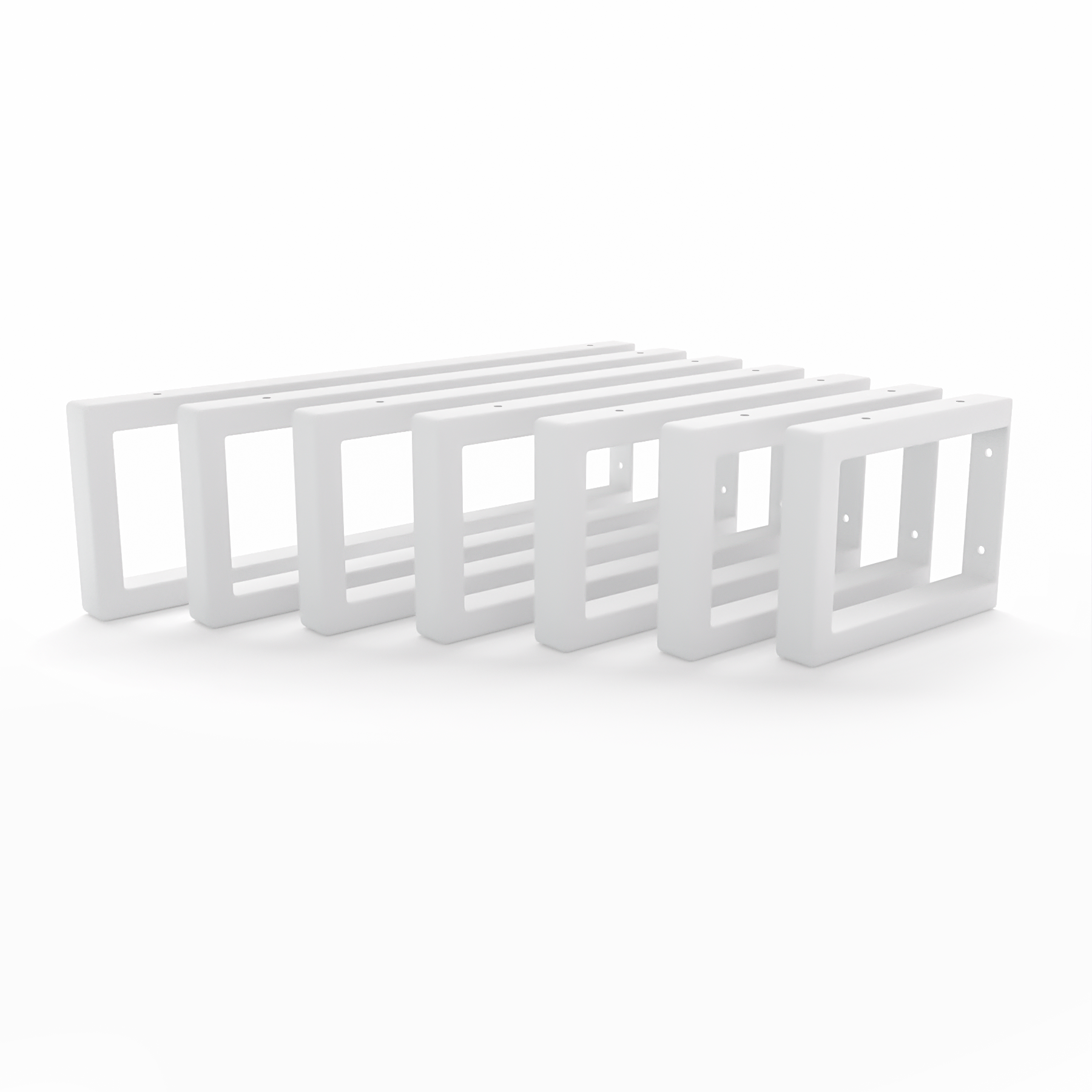 Support pour lavabo SAAR - 15 cm de haut, 20 cm de profondeur, blanc ...