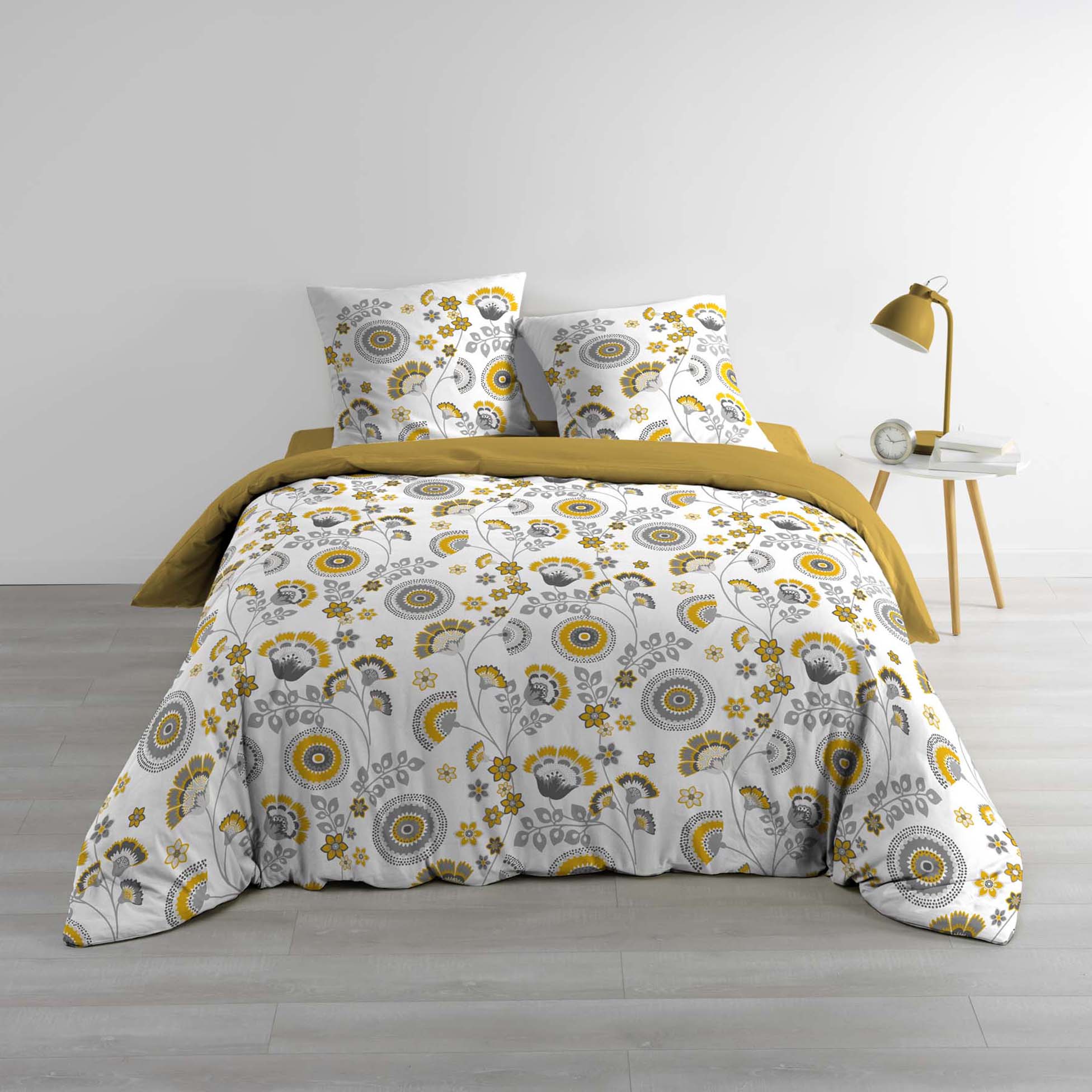 Parure de lit en gaze de coton folk - Multicolore - 240 x 220 cm - Gaze ...