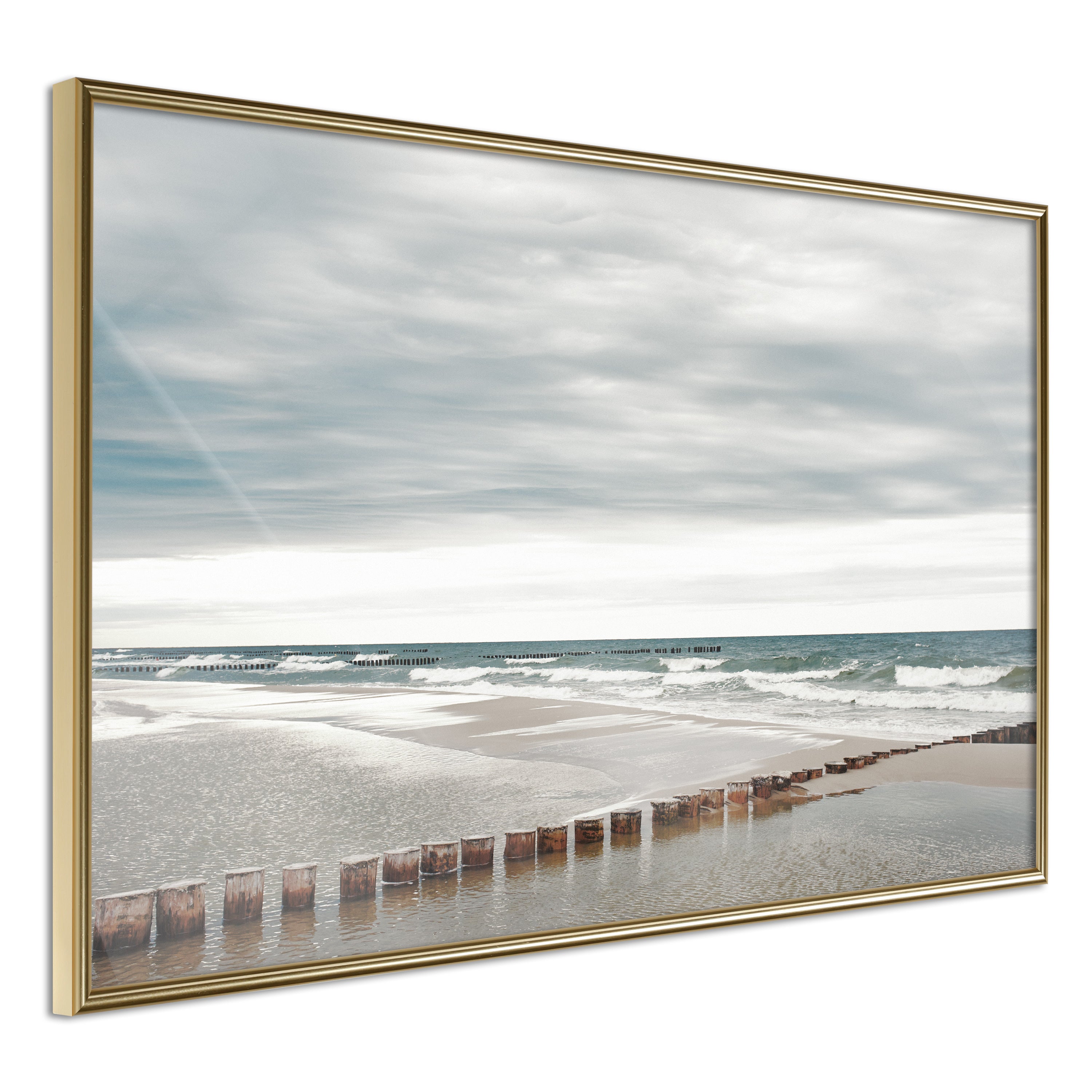 Poster et affiche - Chilly Morning at the Seaside - 90x60 | Leroy Merlin