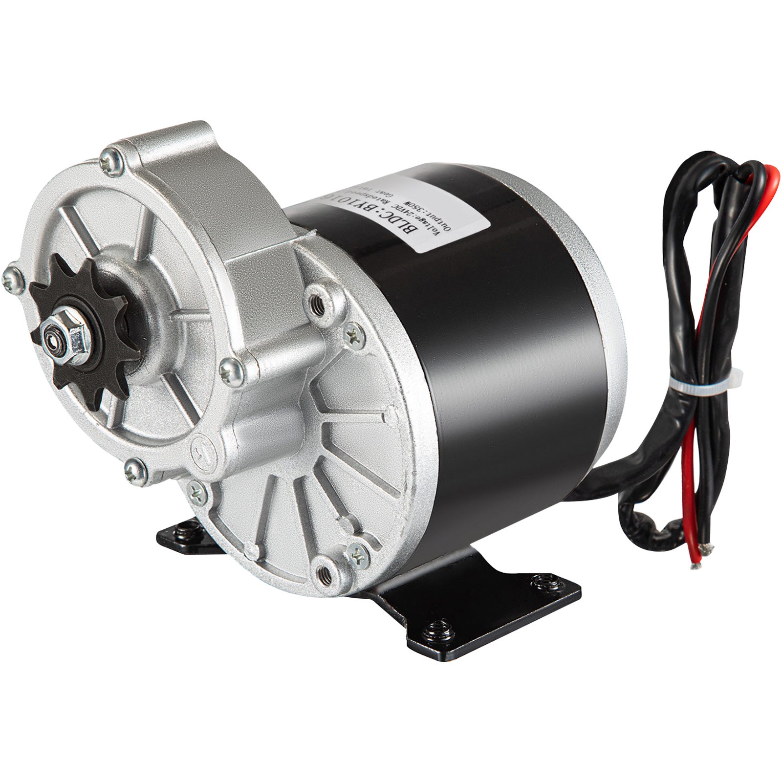 VEVOR Motore elettrico spazzolato 24V DC 350W 3000RPM Motore riduttore ...