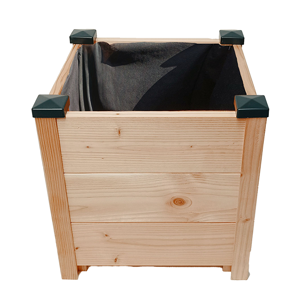 Bac bois Douglas PREMIUM Taille S : L40 x l40 x H41 cm - Epaisseur 19mm ...