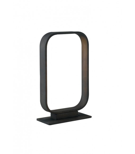 Lampe de table LED MOKA en aluminium marron 5W 3000K (Lumière chaude ...