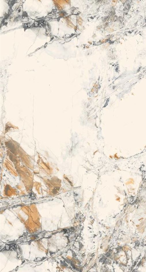 Suelo/Azulejo porcelánico efecto mármol blanco PATAGONIA VEINY Full ...