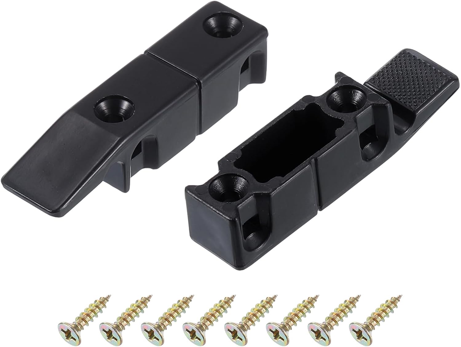 2 pcs Plastique Rapide Raccord Meubles Panneau, Pousse Agrafes Coin ...