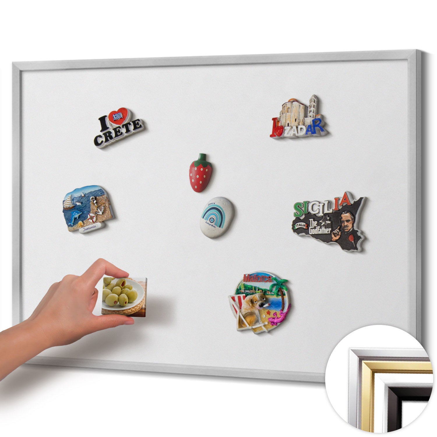 Tableau mural magnétique design multifonction pour maison et bureau ...