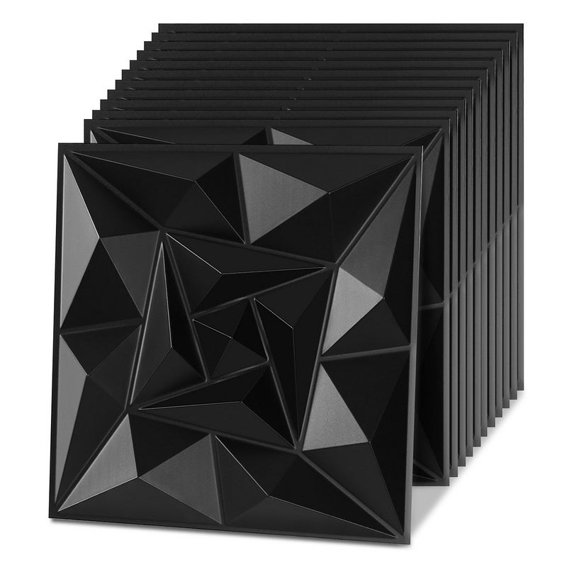 Autocollant mural texture diamant 3D, papier peint imperméable en PVC ...