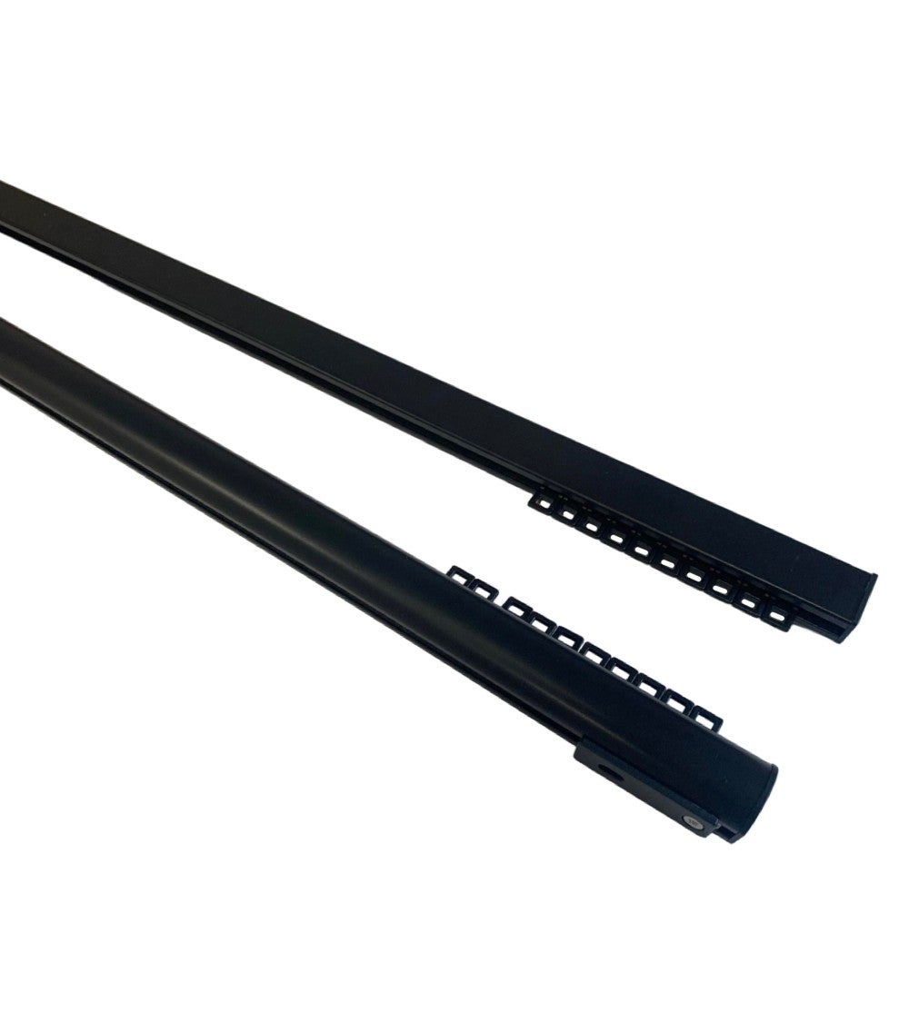 REV- Tringle rail réversible pour rideau en aluminium L 2 m Coloris ...