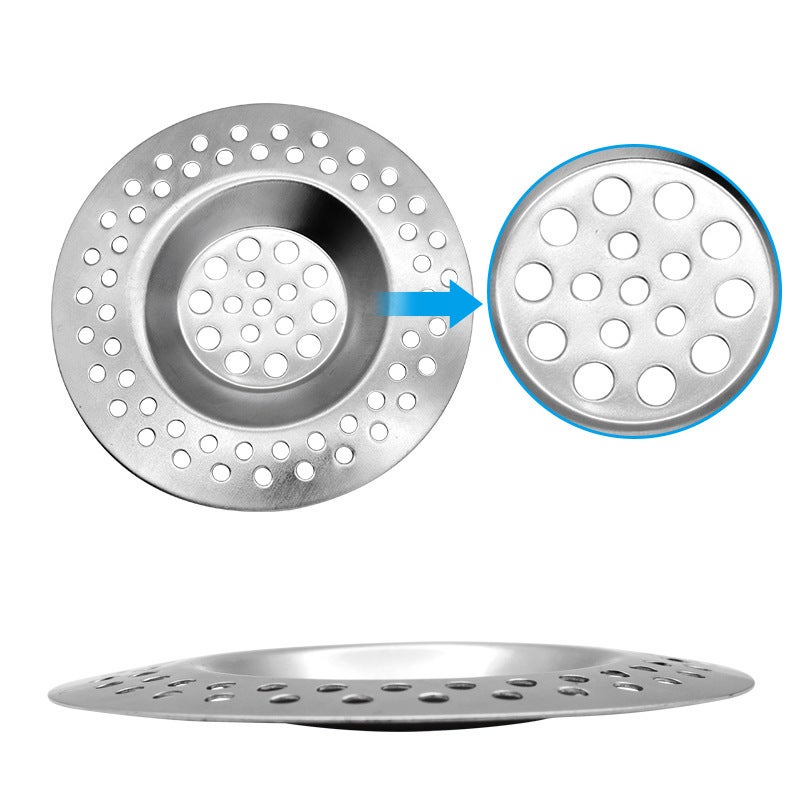 Lot de 2 filtres de bonde pour évier, grille d'évier de cuisine, acier ...