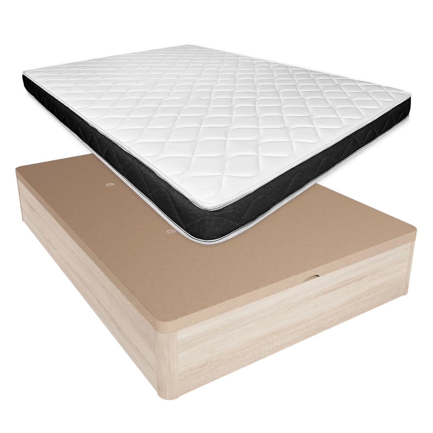 Pack Canapé articulado (Cambria) con colchón viscoelástico Lite13 ...