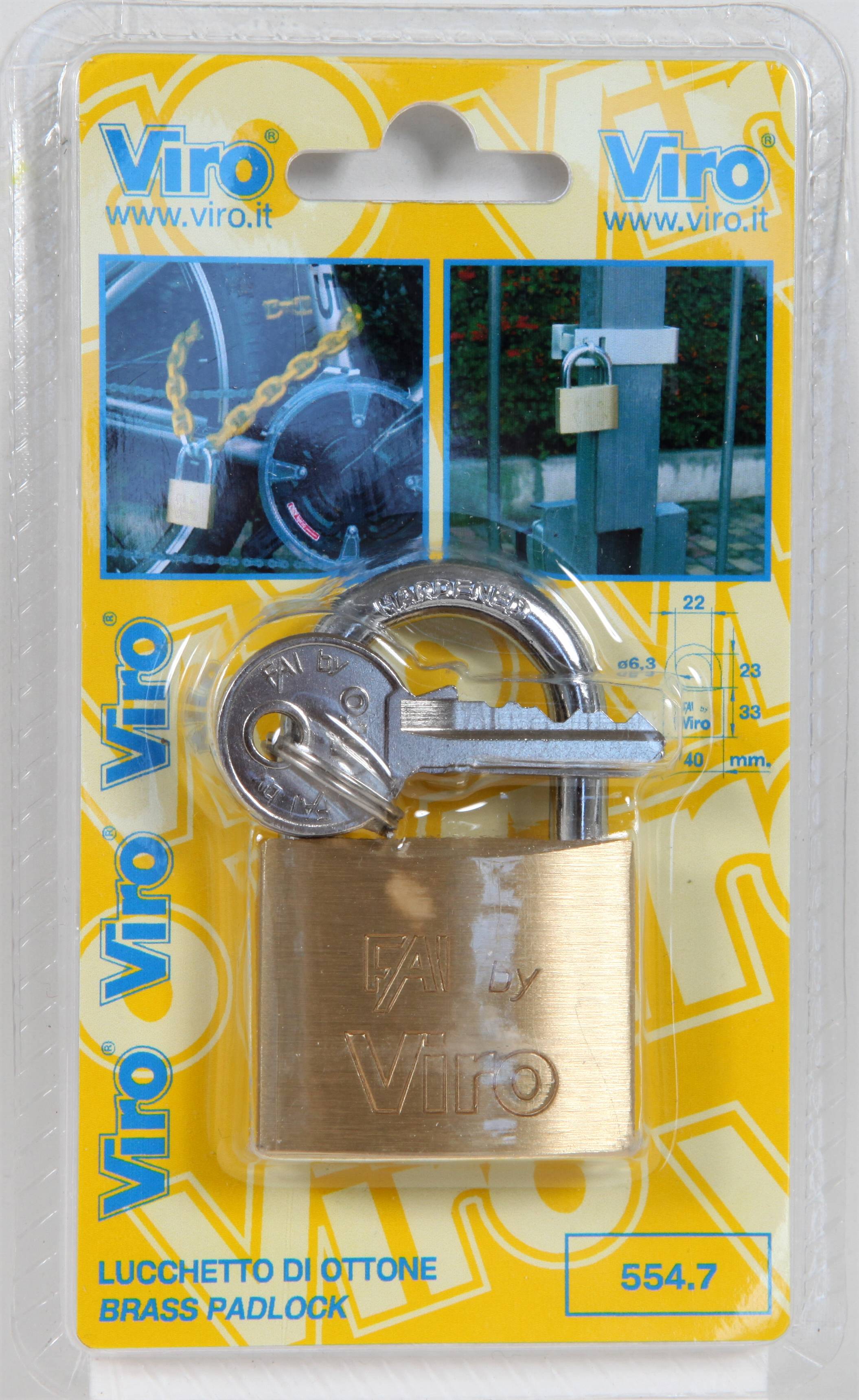 VIRO BL 554.7 OCT CADENAS RECTANGULAIRE 40 | Leroy Merlin