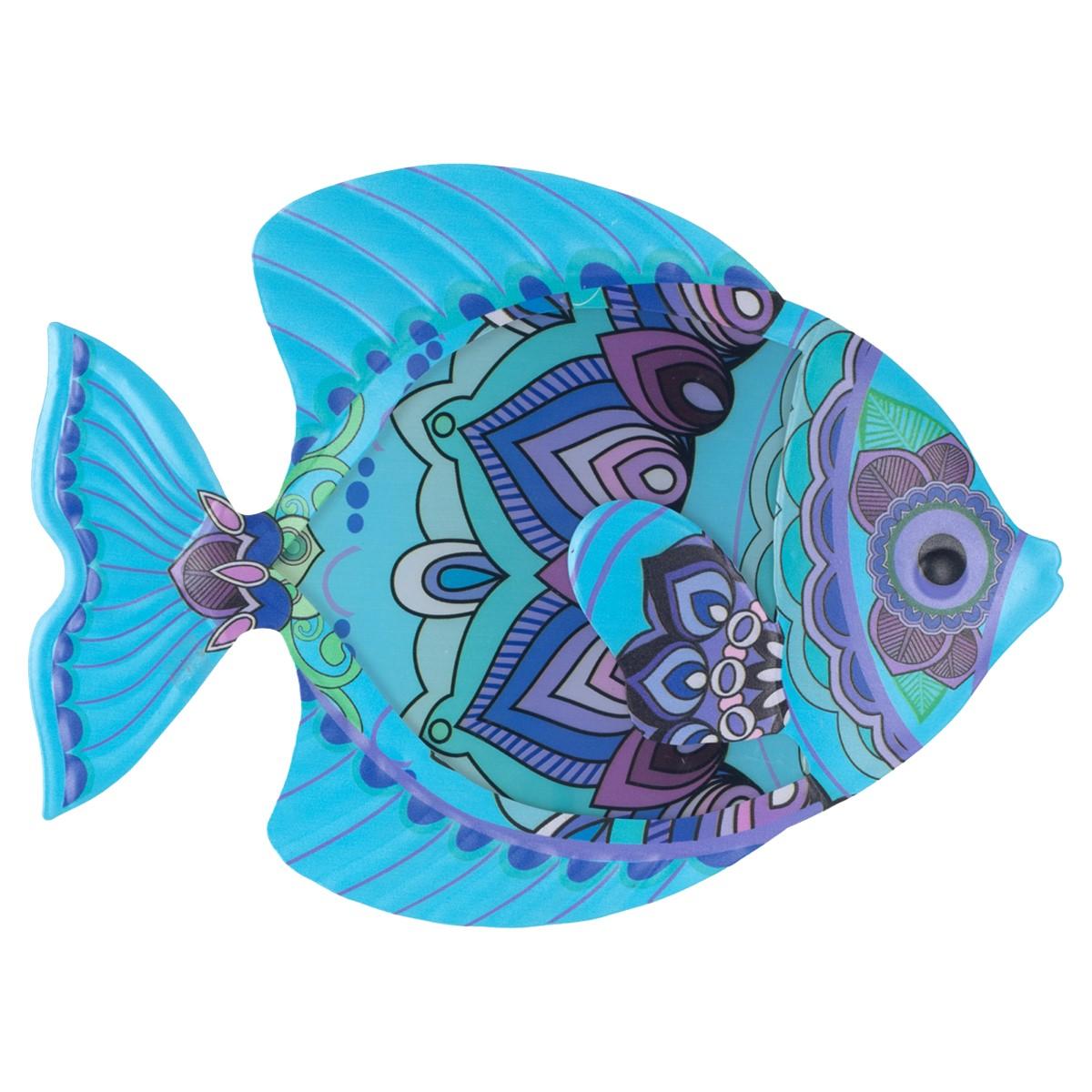 Décoration murale de poissons Signes Grimalt By Sigris Bleu | Leroy Merlin