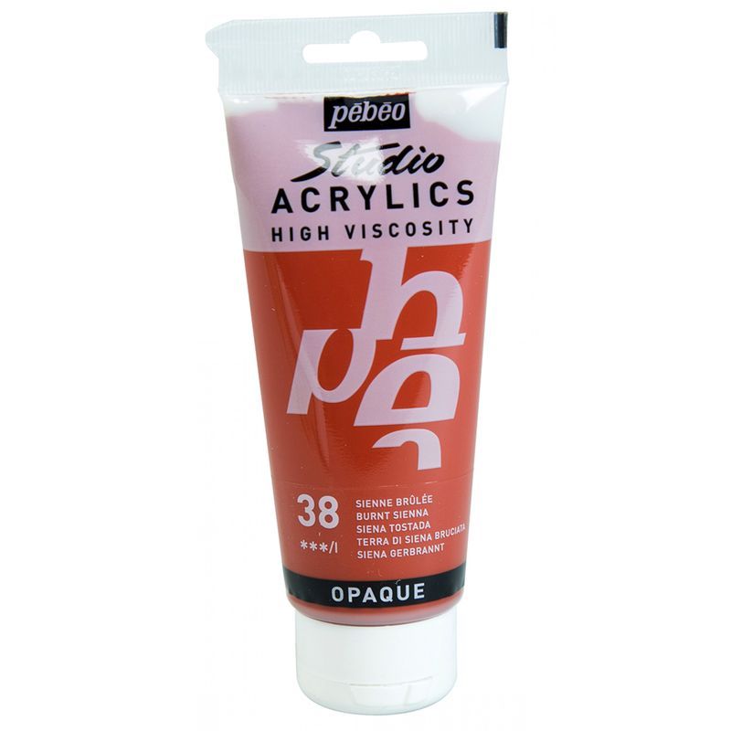 Peinture acrylique opaque - Ocre brun - 100 ml - Pébéo | Leroy Merlin