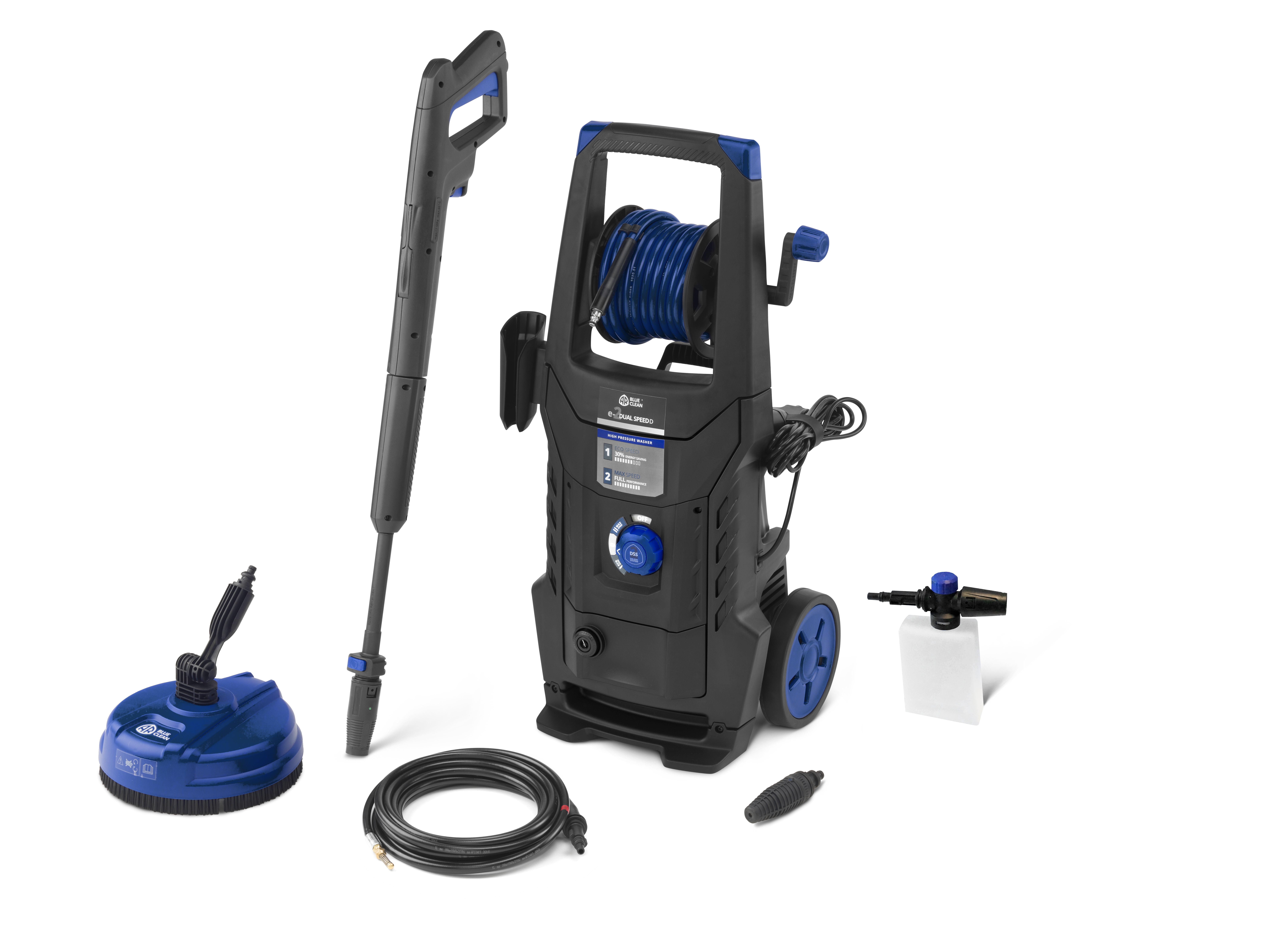 AR Blue Clean Idropulitrice e-2 DUALSPEED D (2.200 W, 160 bar, 460 l/h ...