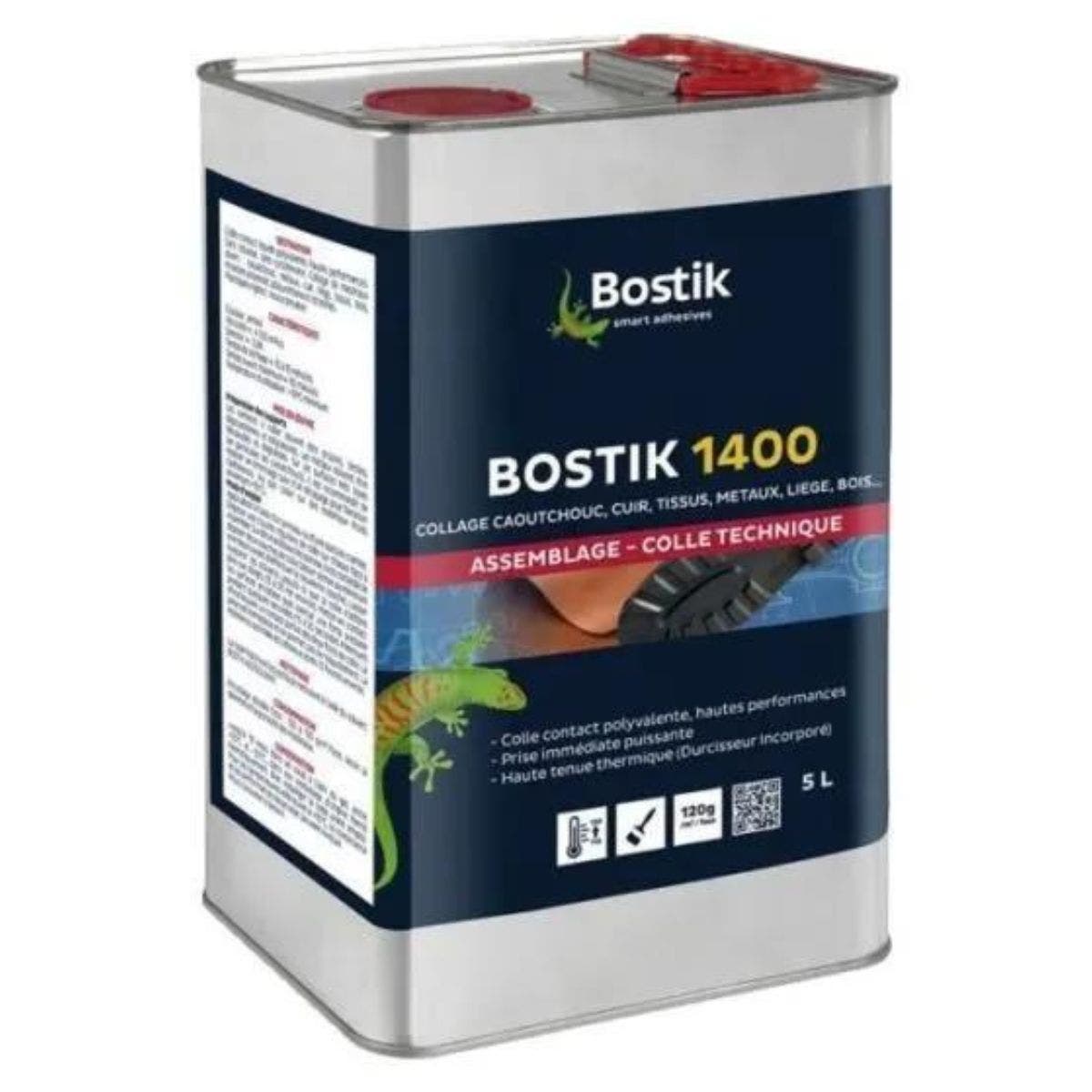 Bostik - Colle néoprène gel 1400 - Pot de 5L - 30504073 | Leroy Merlin