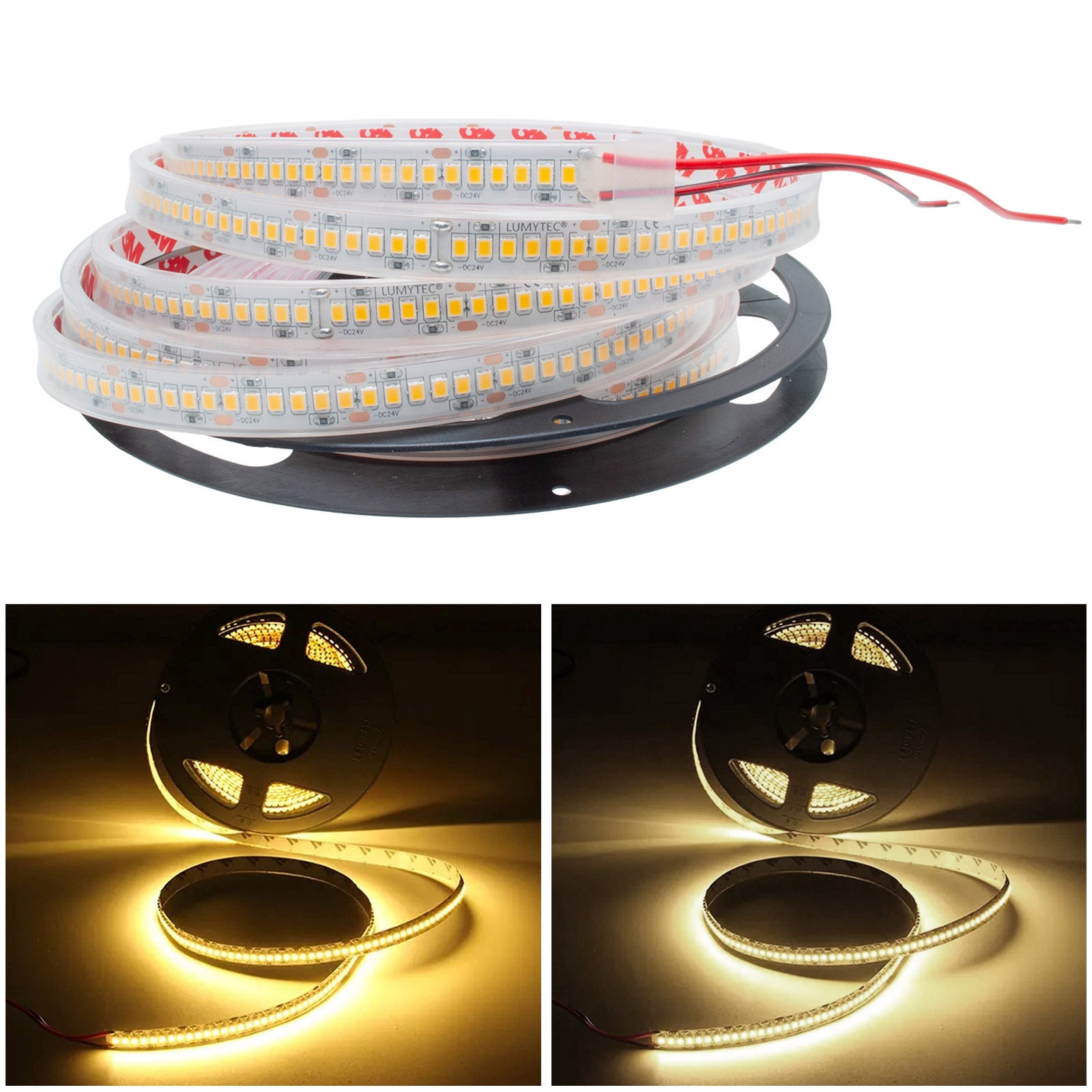 Strip 1200 LED 120W flexible dimmable 24V IP67 étanche extérieur stip ...