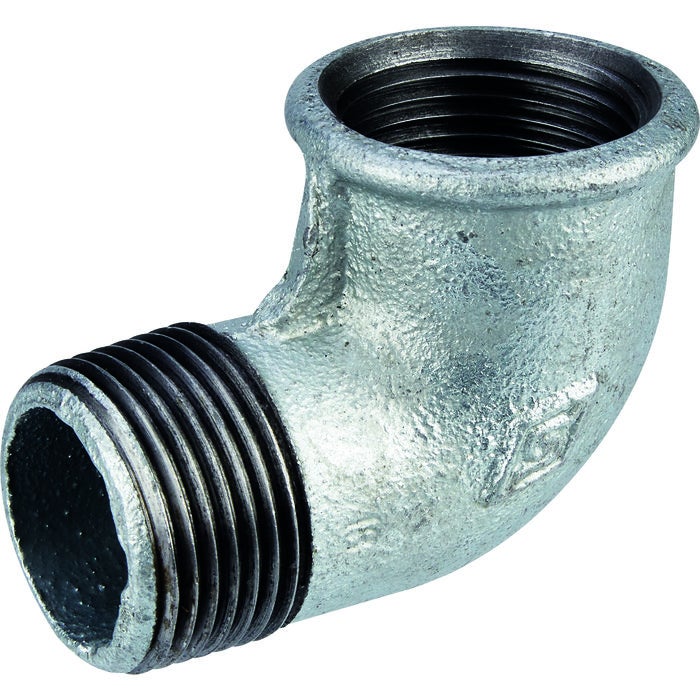 Coude mâle femelle 92 Capvert - Filetage 20 x 27 mm | Leroy Merlin
