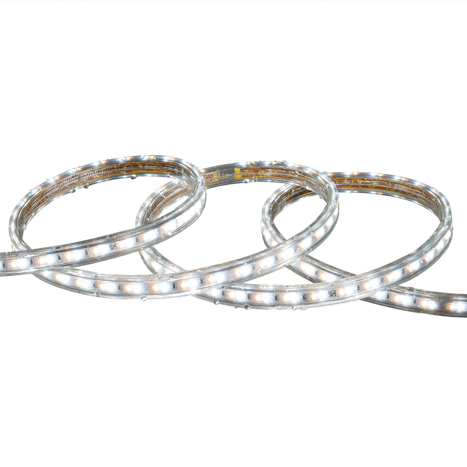 Ruban LED CCT 220V 120 LED/m 10W/m 900lm/m Largeur 14mm Coupe 100cm ...
