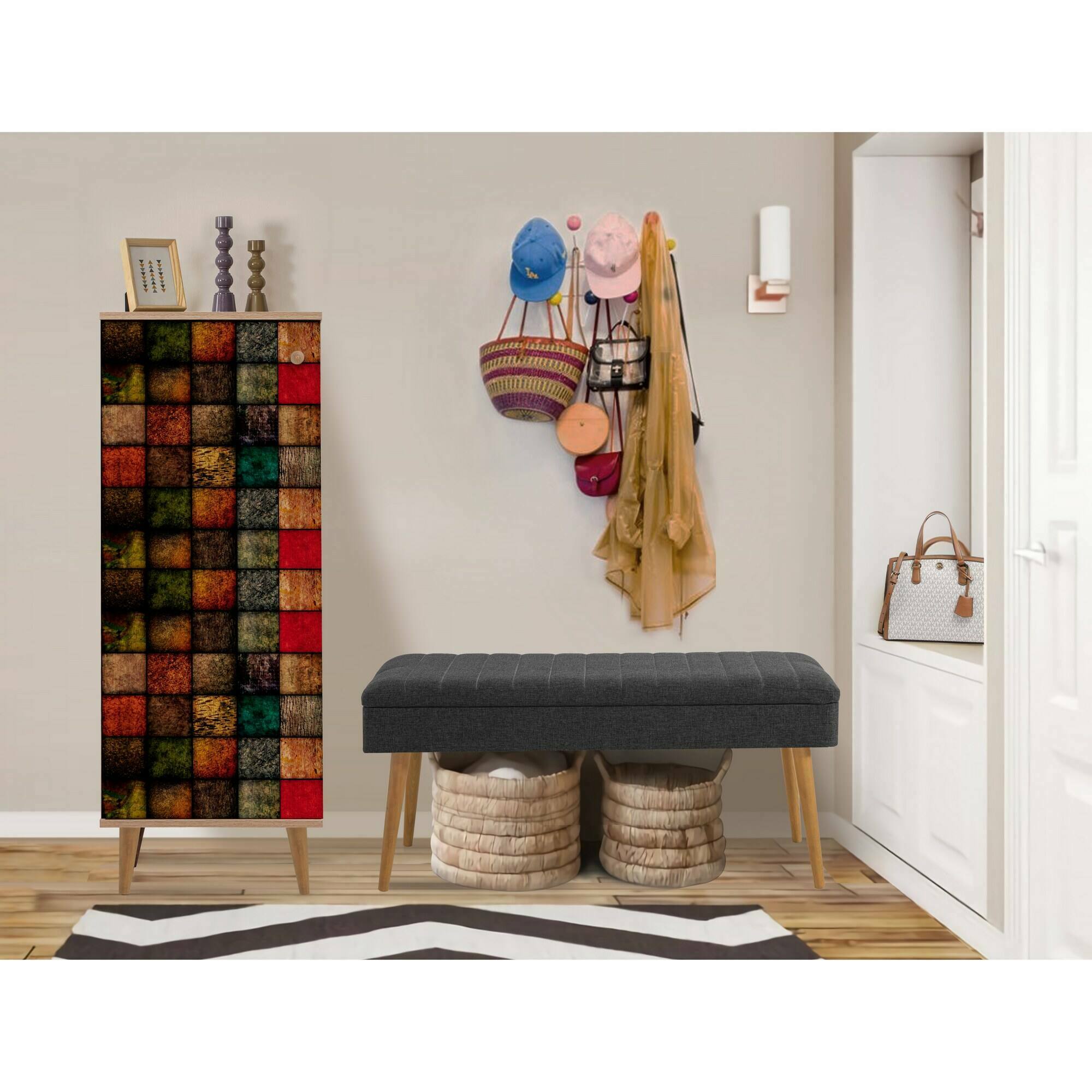 Meuble d'entrée Baham, Crochet d'entrée, Composition pour l'atrium ...