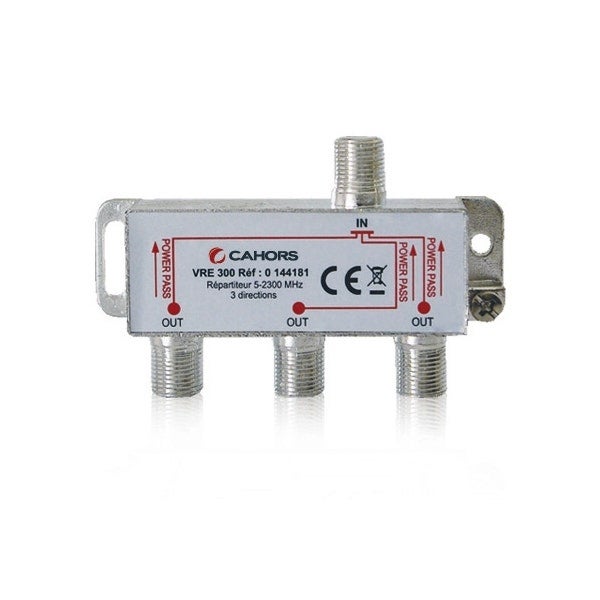 Répartiteur TV 3 sorties – Connecteurs F | Bricoman