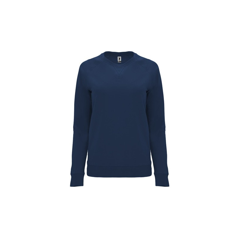 Sudadera entallada de manga larga estilo ranglán con cintura en canalé ...