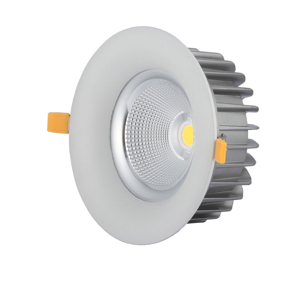 Downlight LED 60W COB encastrable 60° Ø230x128mm - Unité / Blanc Neutre ...