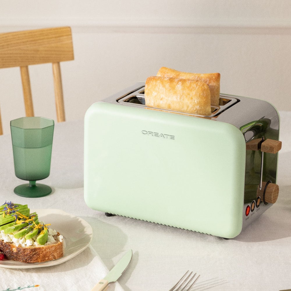 CREATE - TOAST RETRO - Tostadora para rebanadas anchas | Leroy Merlin