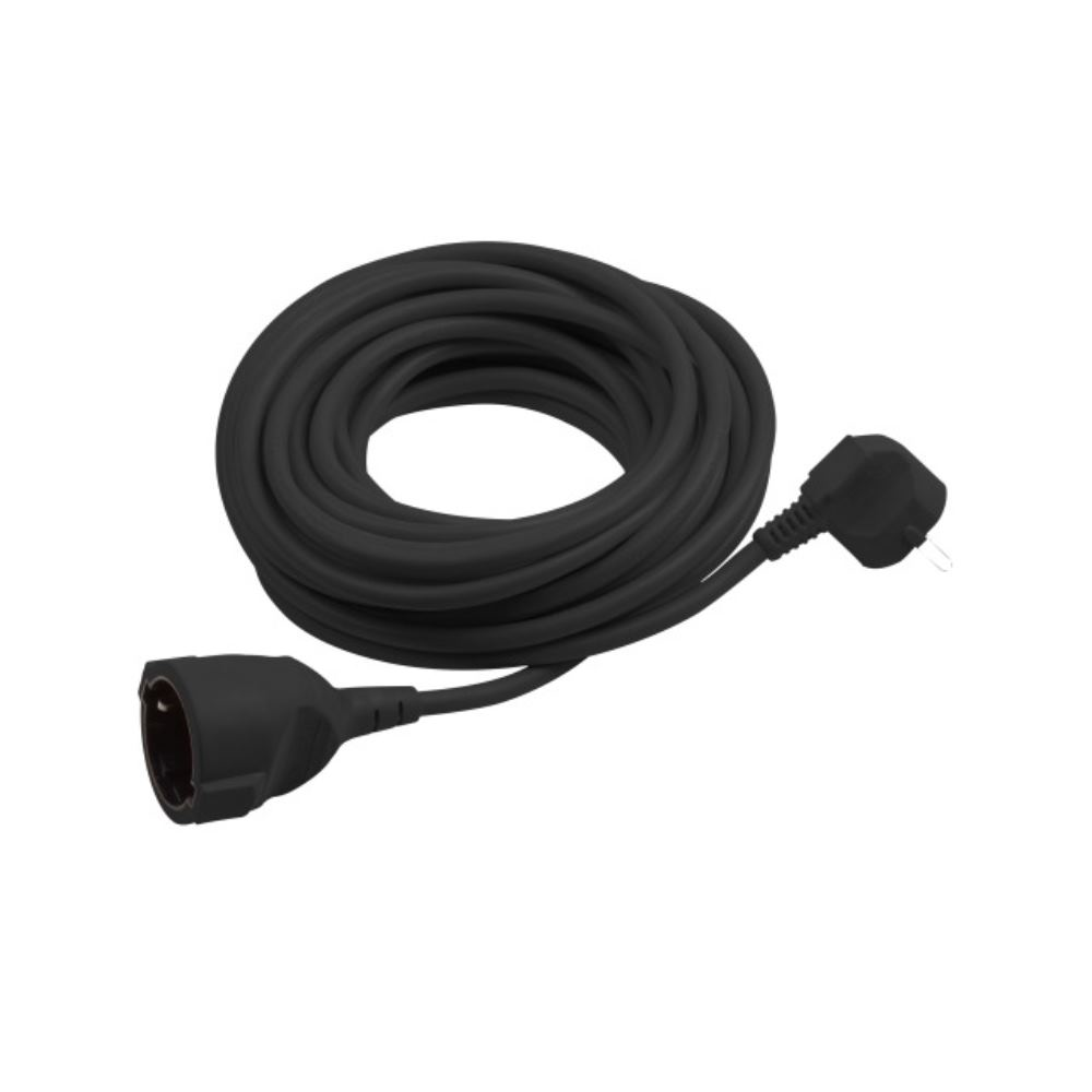 Cable de extensión de contacto protector 2 m, negro, IP20 | Leroy Merlin