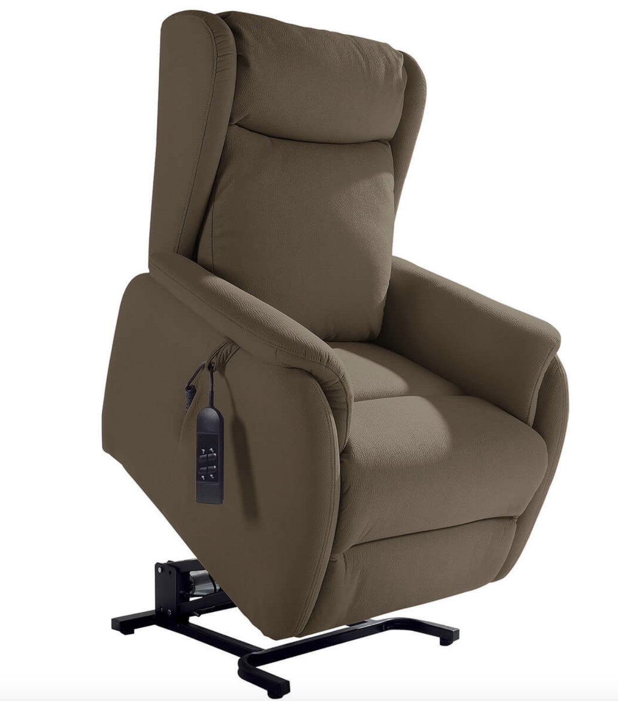 Fauteuil de relaxation et releveur 2 moteurs en nubuck 2 moteurs ...