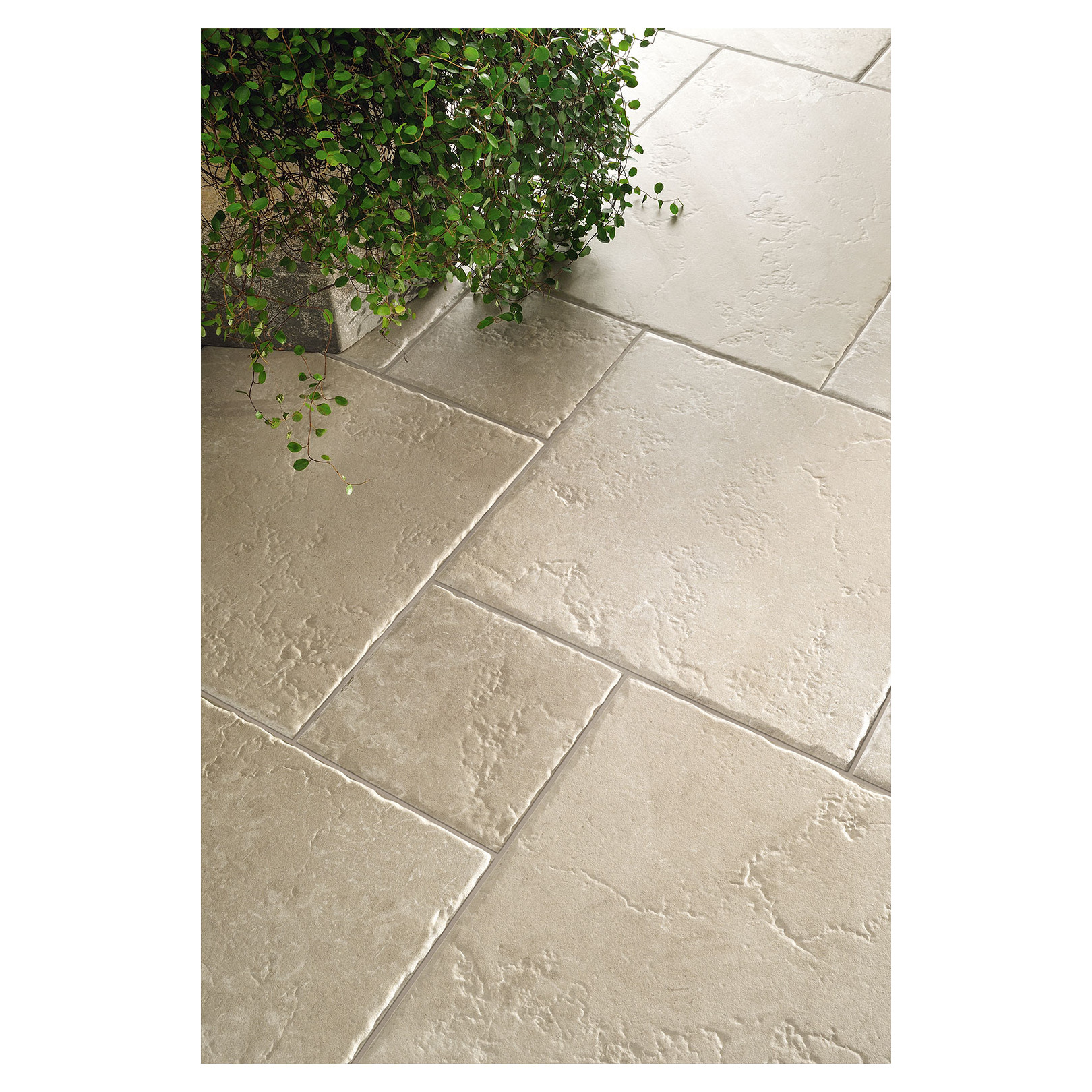 Carrelage grès cérame effet travertin vieilli PIETRAVIVA - 61x41 cm ...
