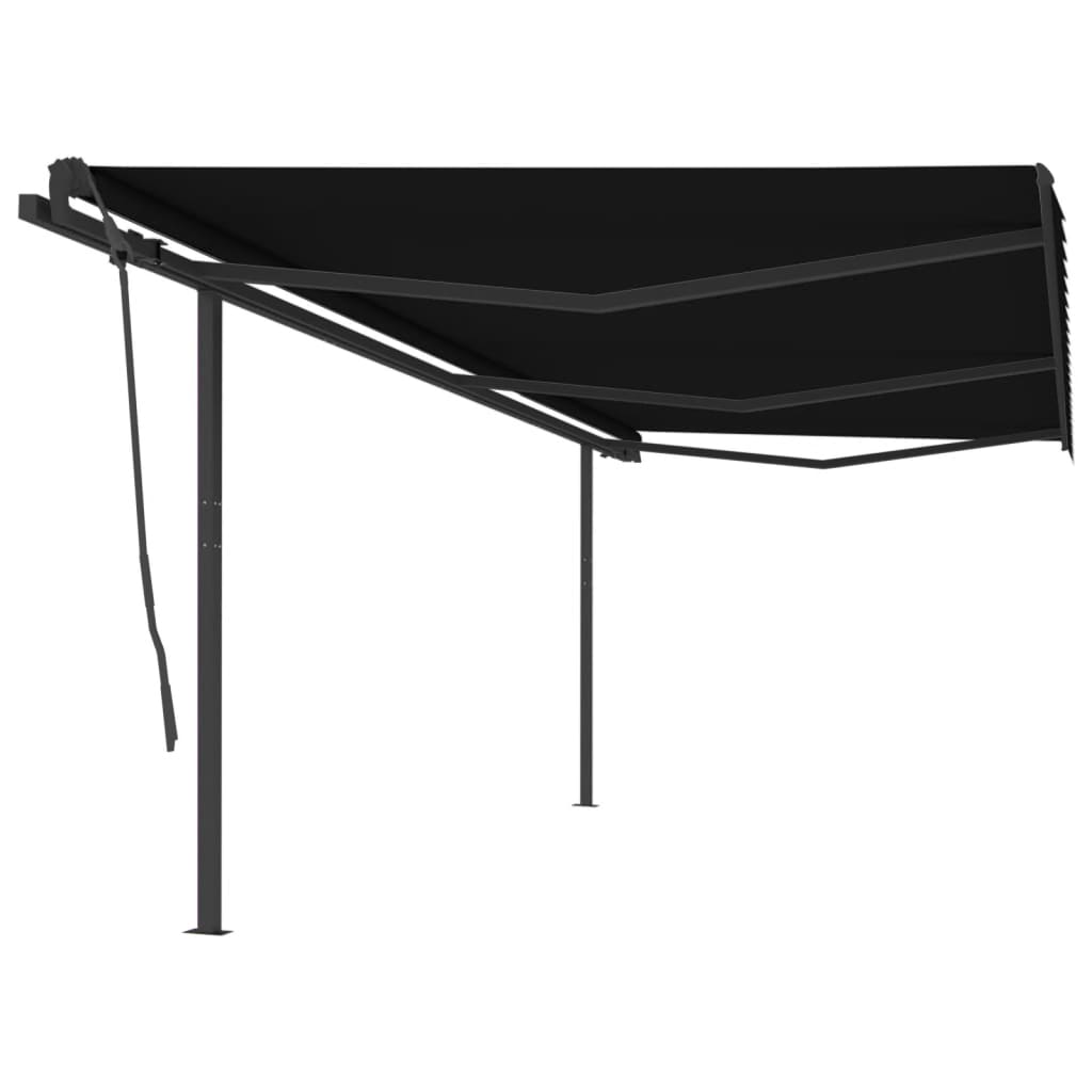 The Living Store - Auvent automatique rétractable avec poteaux 6x3,5 m ...