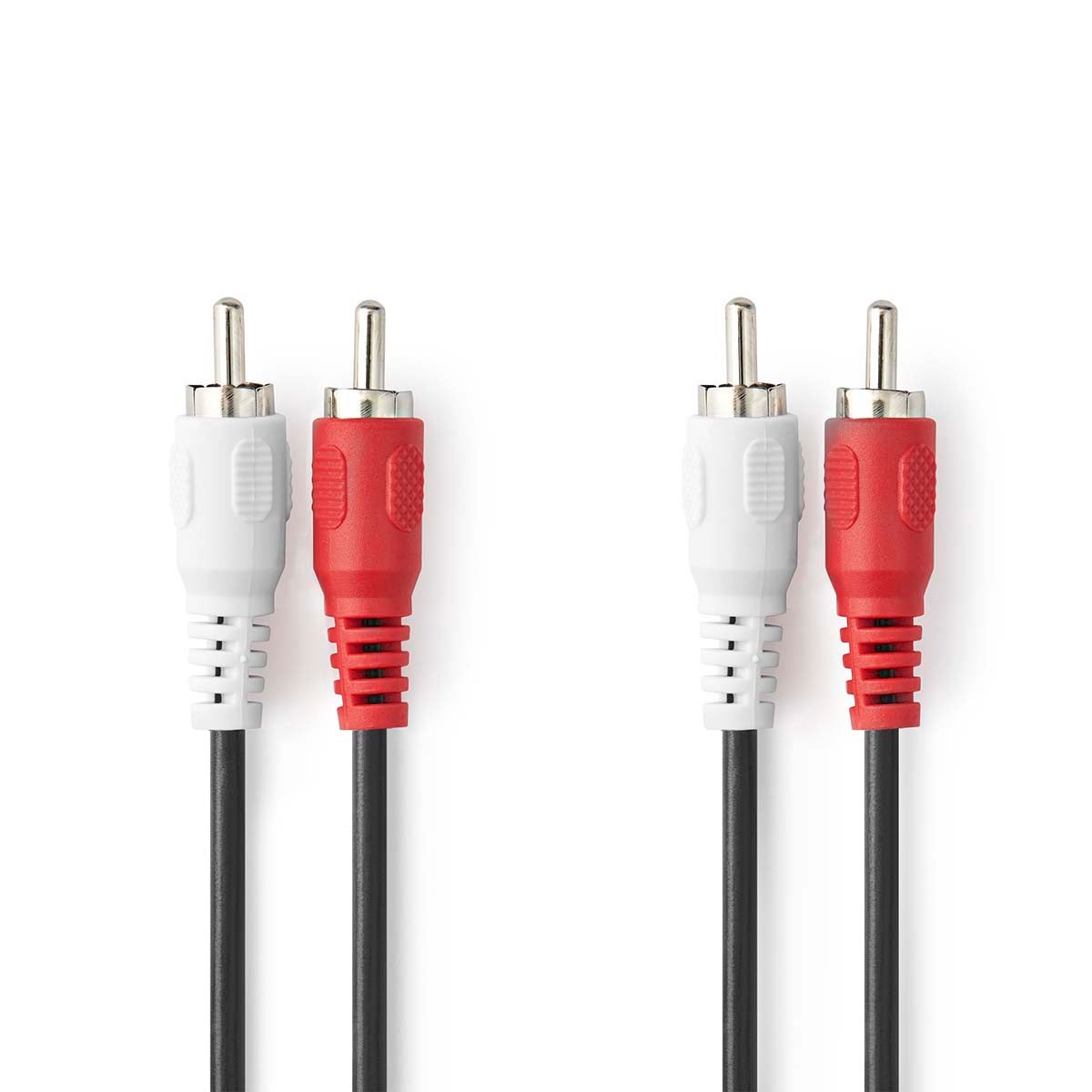 Cable de audio estéreo - 2x RCA Macho - 2x RCA Macho - Niquelado - 10.0 ...