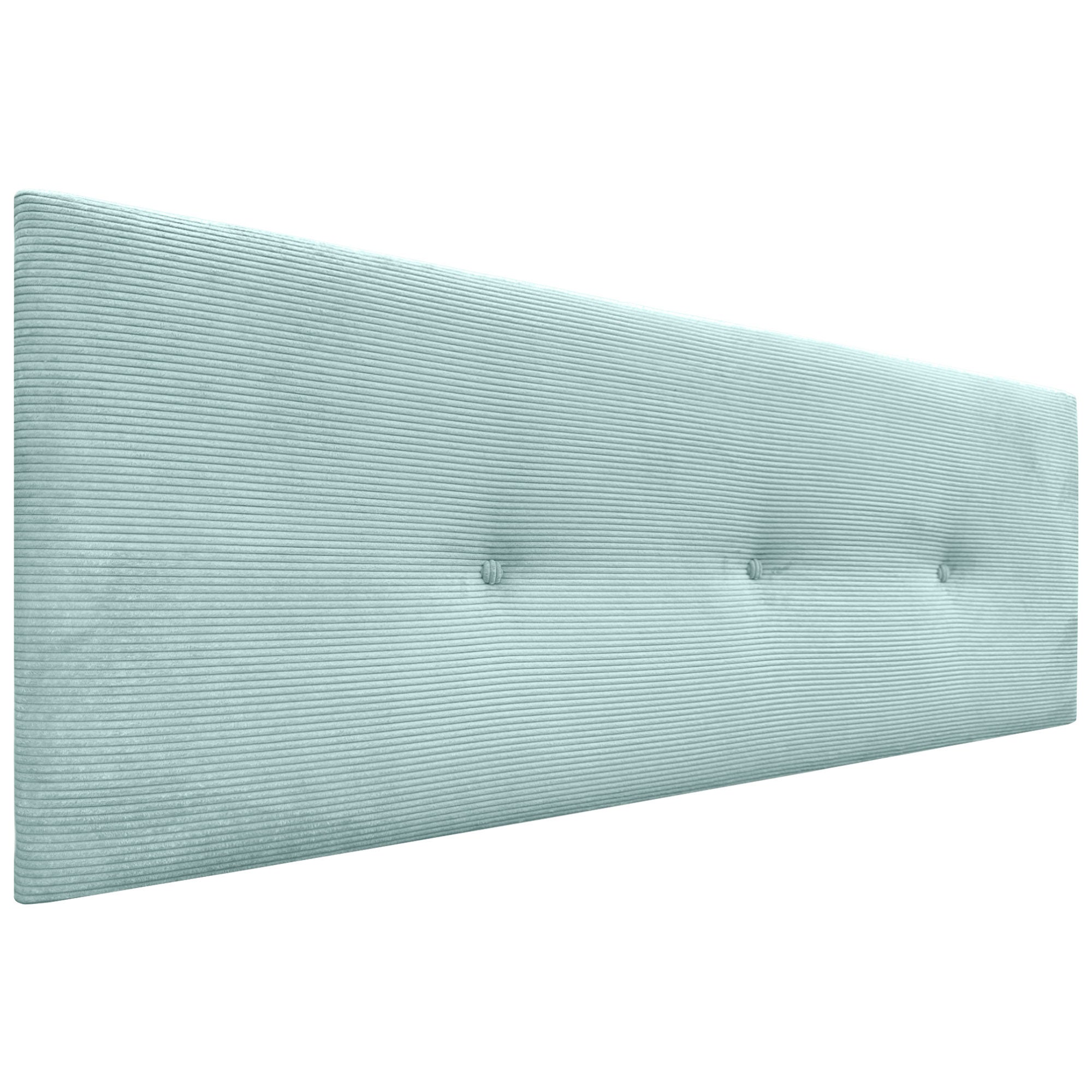 DHOME Cabecero de Pana Liso con Botones 150x50 Camas 150/160 - Verde ...