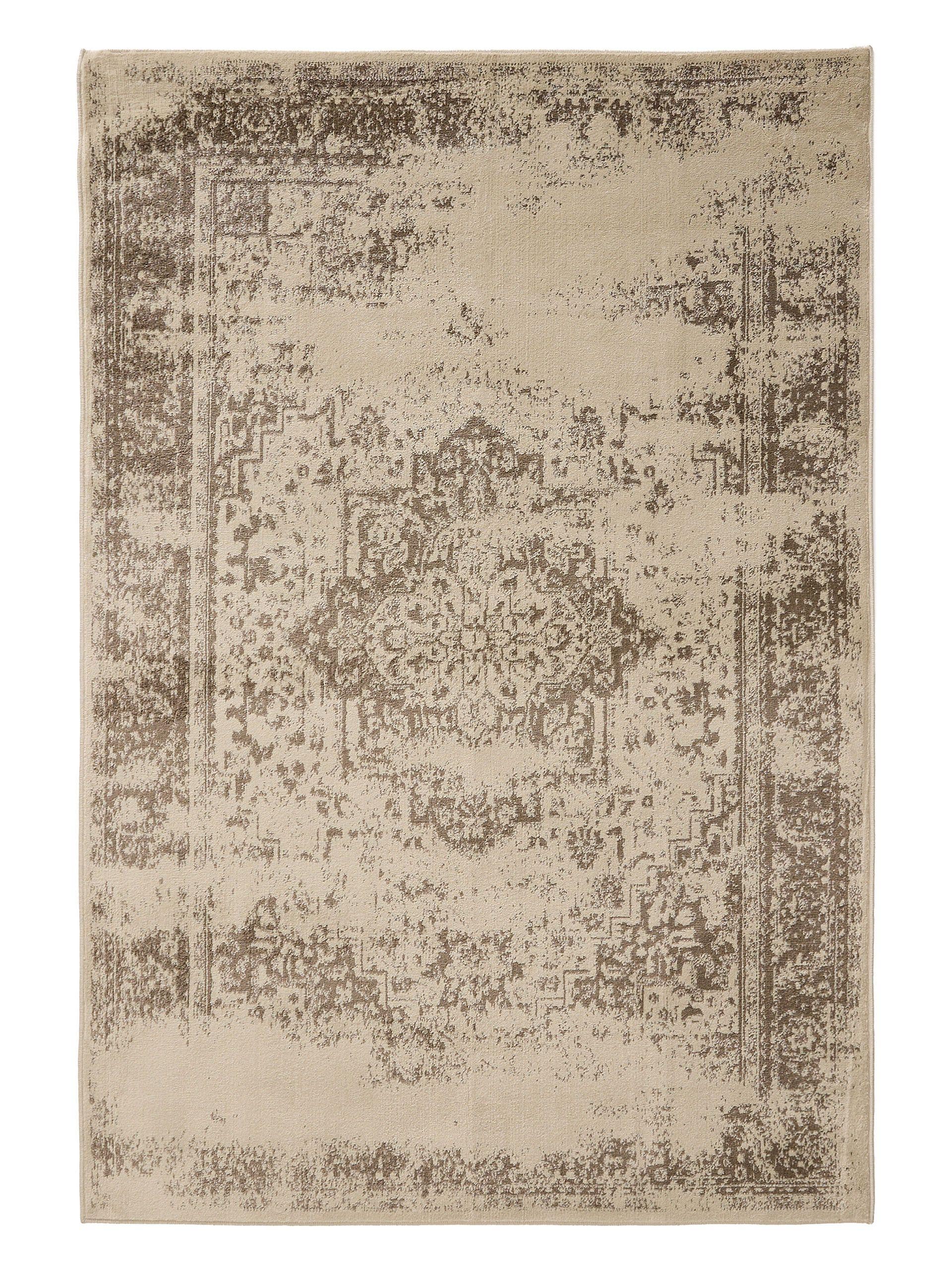 BENUTA - Alfombra Suki crema/marrón 80x150 cm | Leroy Merlin