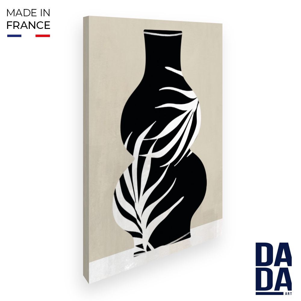 Toile Vase silhouettes / 100x140cm / Fabriqué en France / DADA ART ...