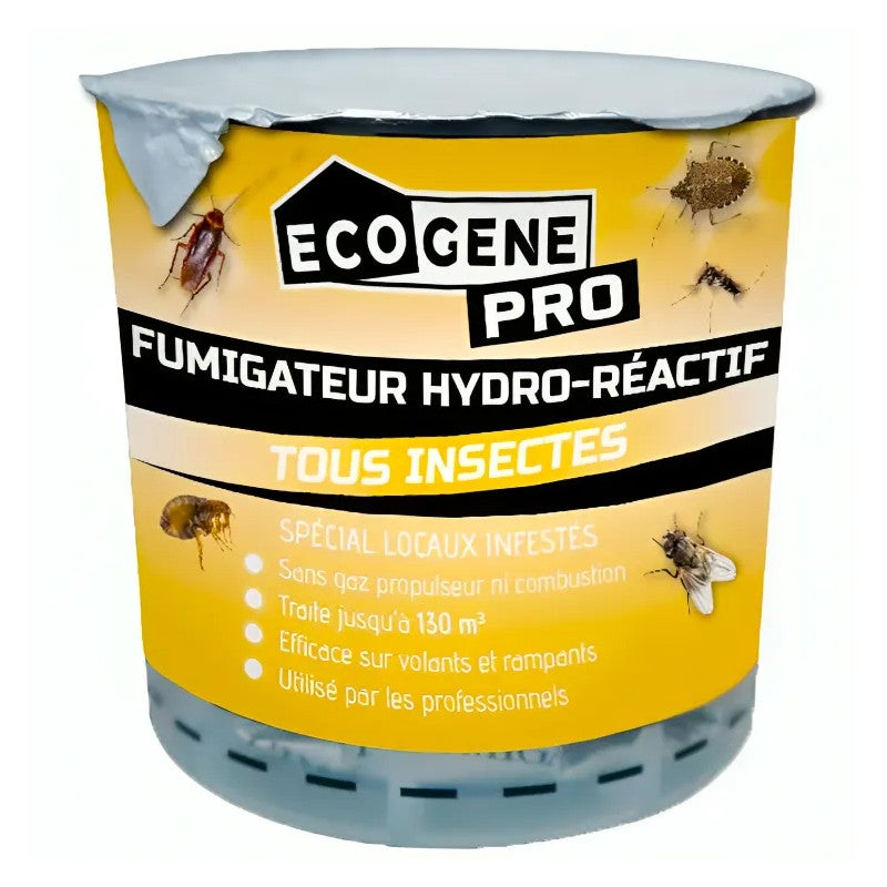 Fumigateur anti insectes, fumigène hydro-ractif tous insectes, 130 m3 ...