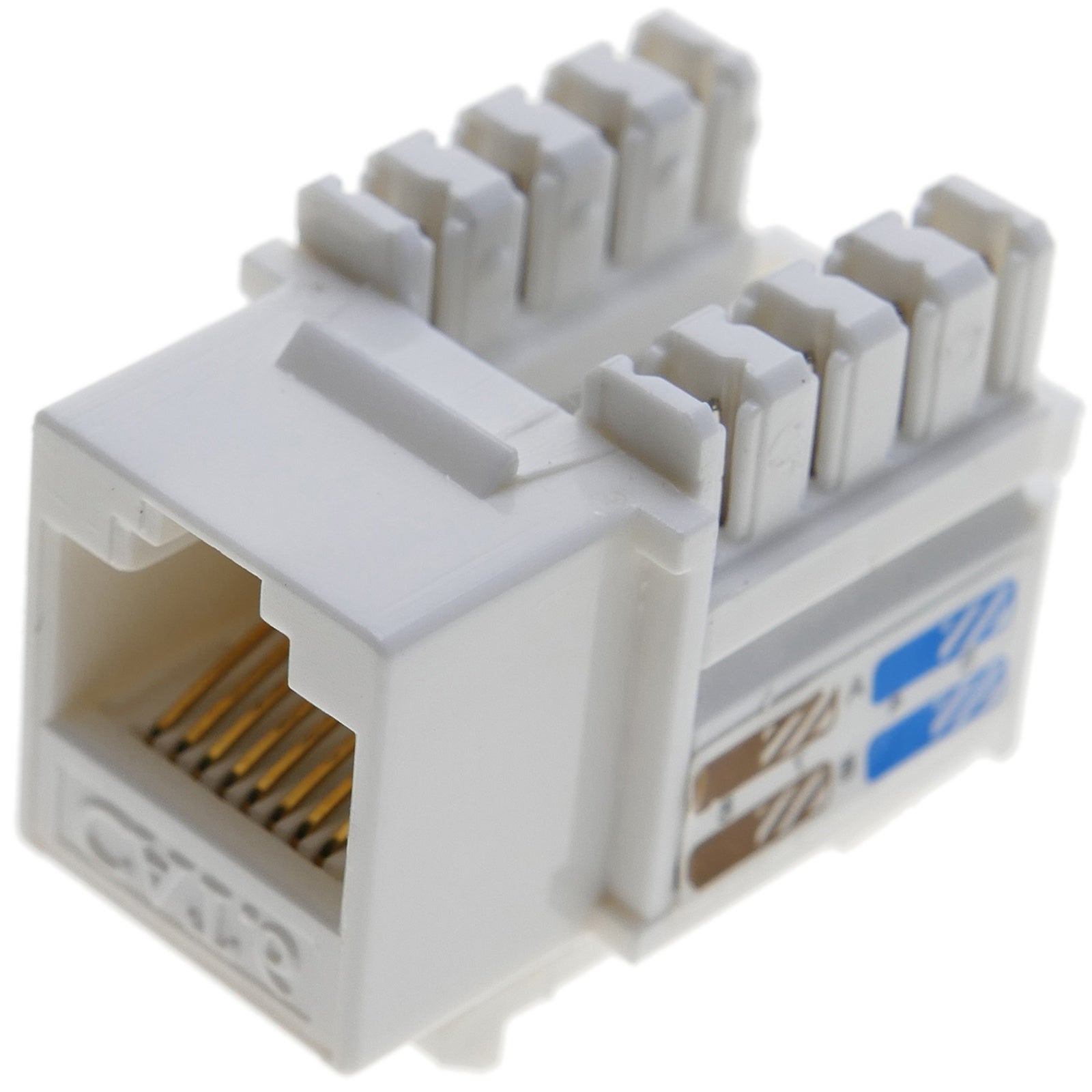 Accoppiatore Keystone femmina da RJ45 a TB110 Cat.6 UTP beige | Leroy ...