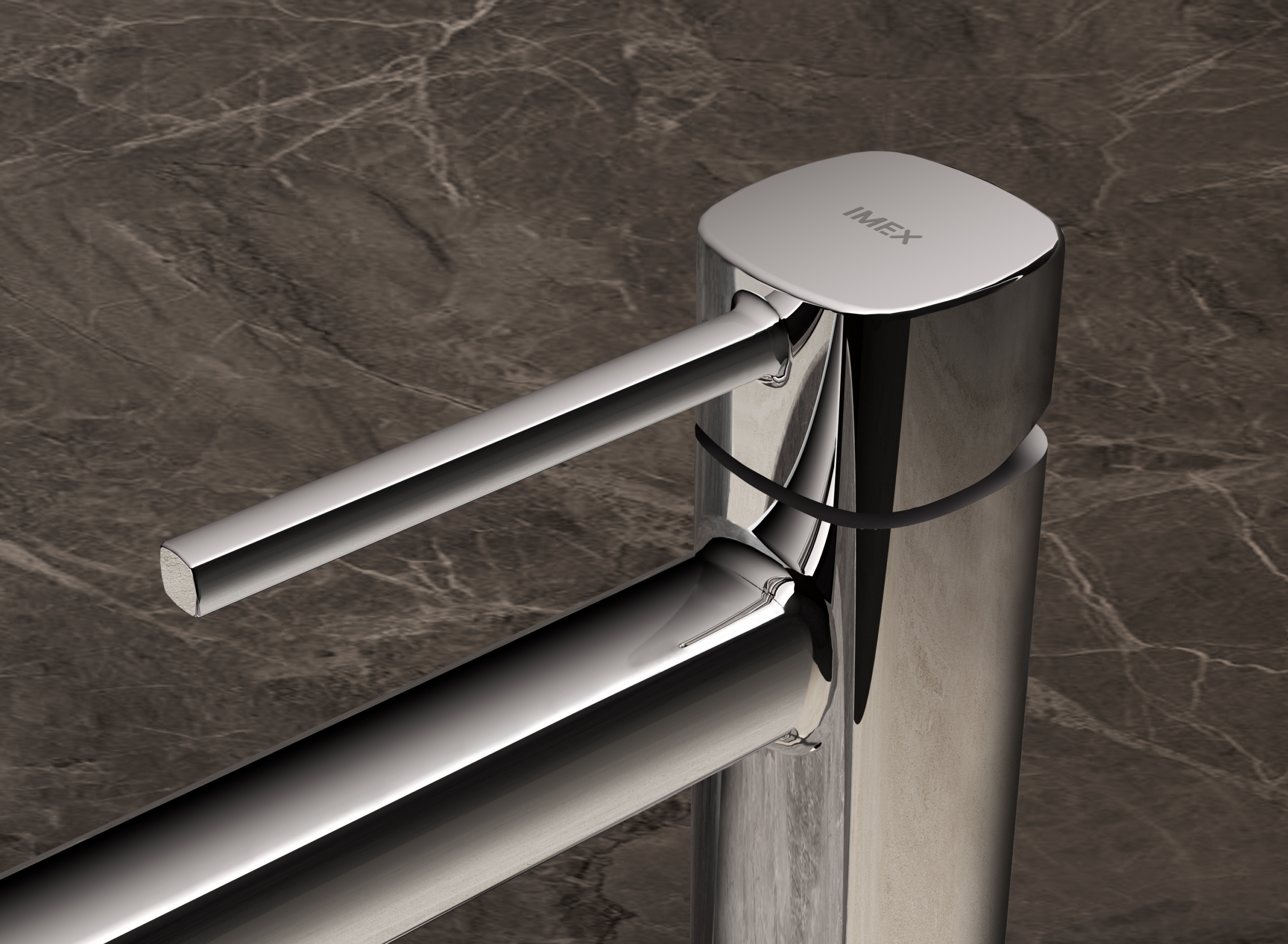 Monomando lavabo alto Toscana black gun metal [ IMEX® ] | Leroy Merlin