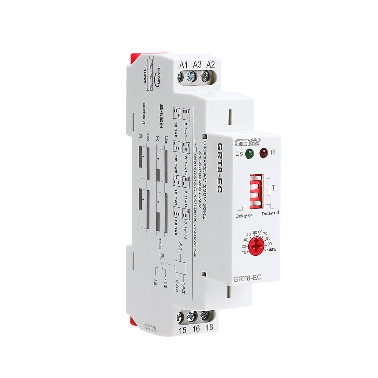 Retarder marche/arrêt Dual function Timer Relay 10A Minuteur Retarder ...