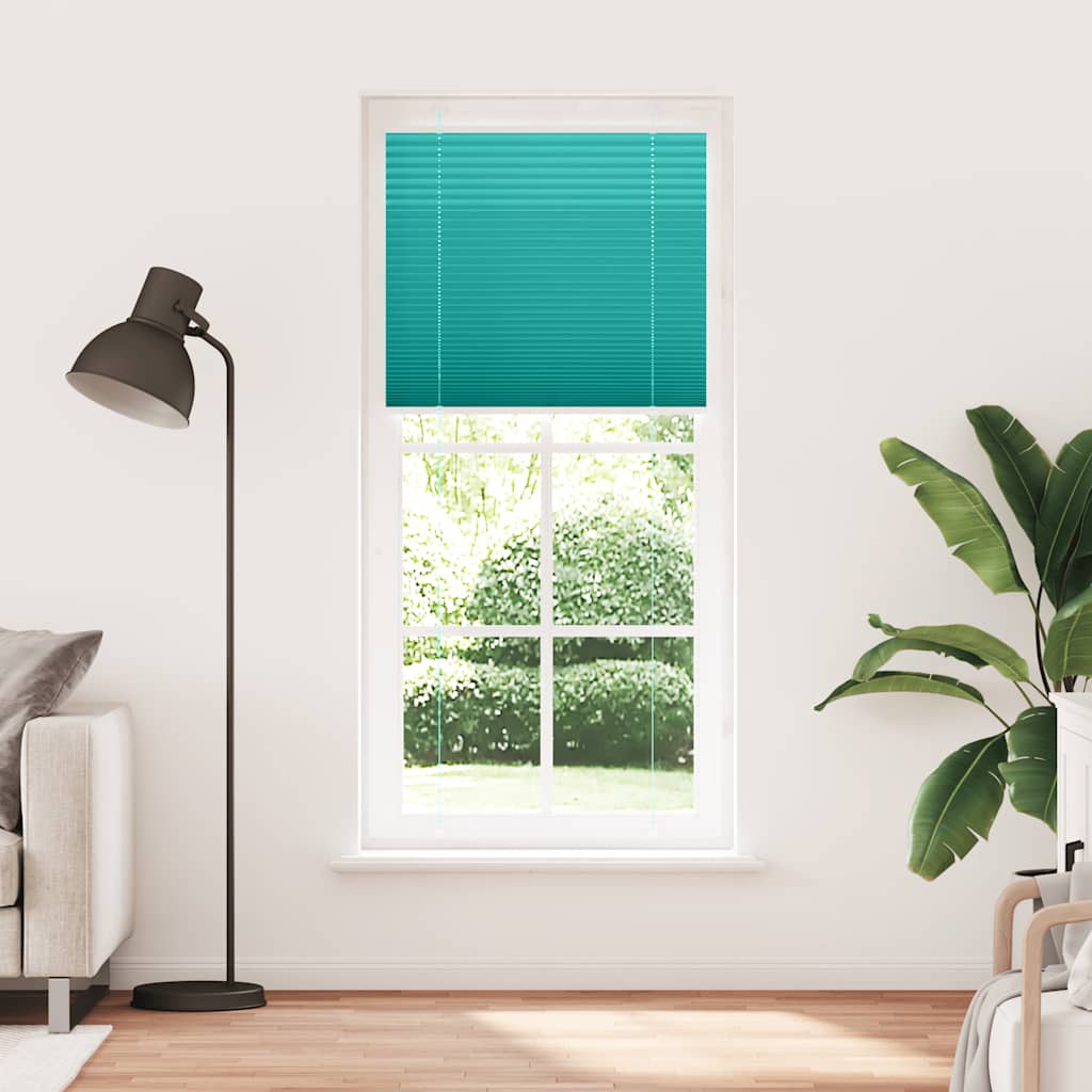 Store plissé enrouleur vert pétrole 90x200 cm écran de 89,4 cm de large ...