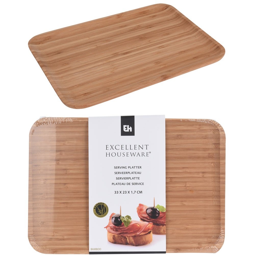 BANDEJA BAMBU 33x23x1,7 CM | Leroy Merlin