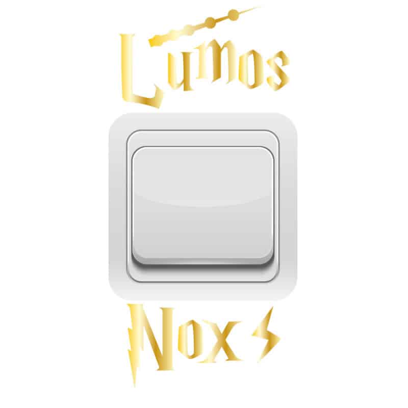 STICKER INTERRUPTEUR LUMOS / NOX (INTERR056) | Leroy Merlin