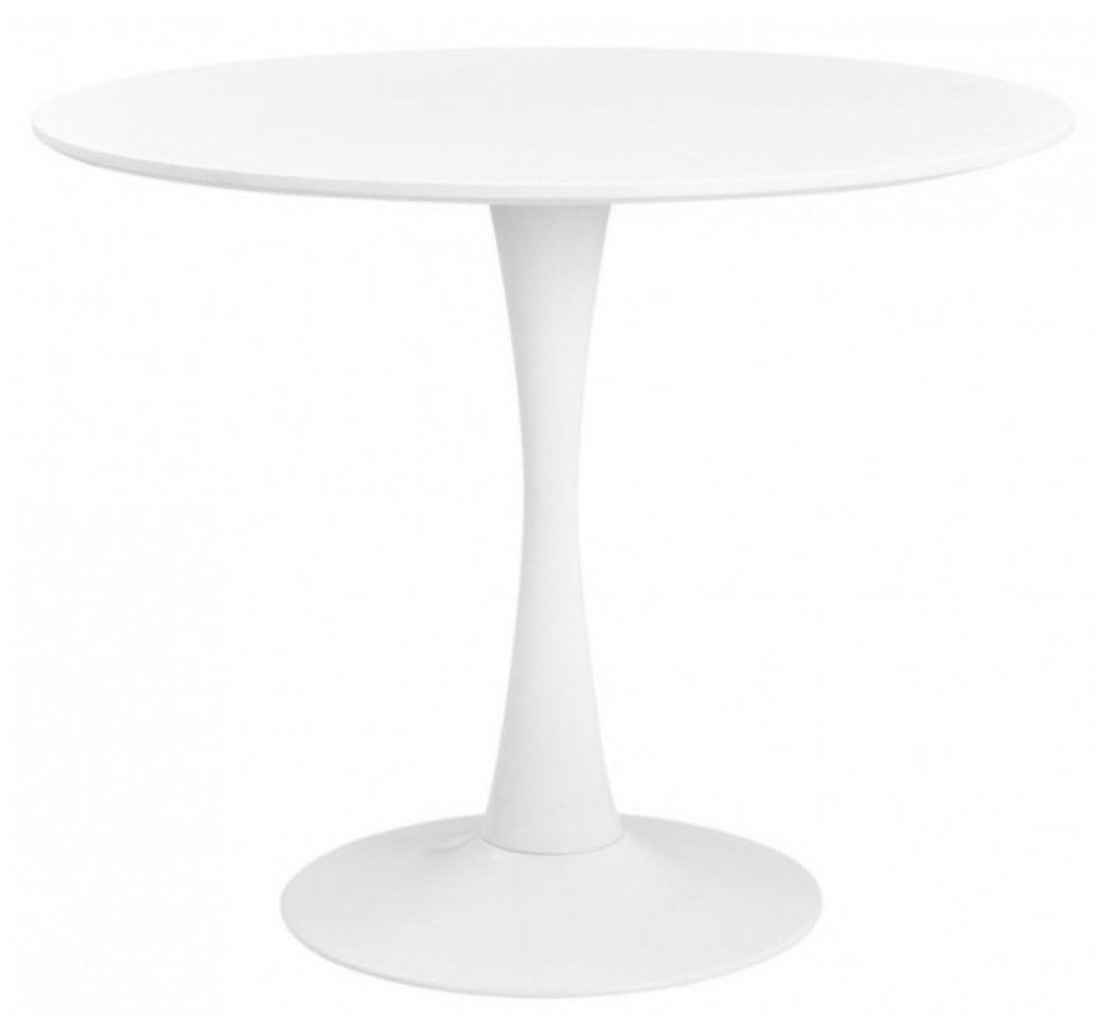 Table ronde Tulipa - Moderne et intemporel-Couleur Blanc-Diamètre 70 cm ...