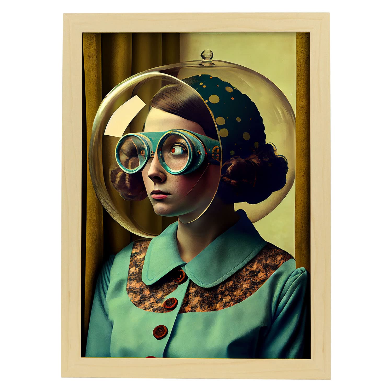 Nacnic Inspecter Affiche De Surréalisme Cinématographique Illustrations Et Impressions De ...