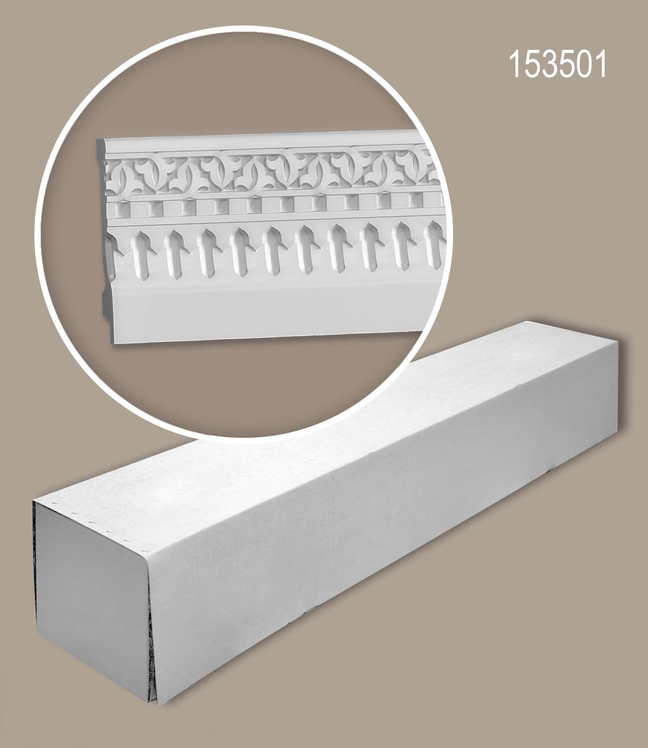 Plinthes Profhome 153501-box Moulure frise 1 carton 4 pièces | 8 m ...